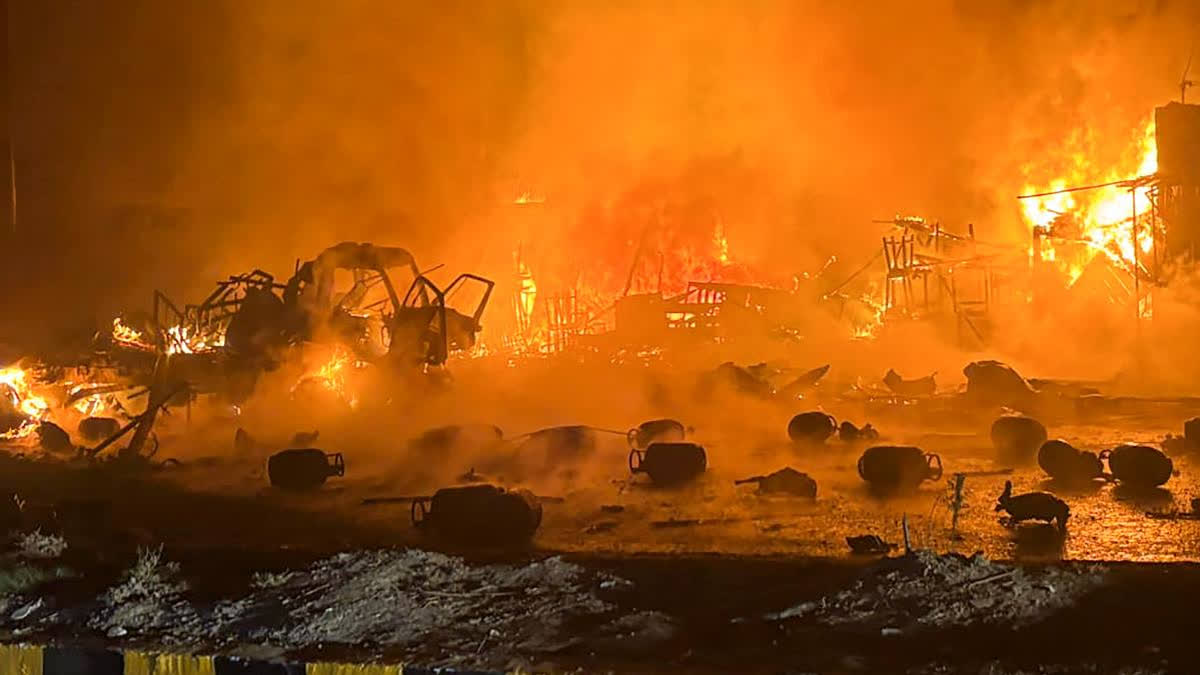 UP: Truck Carrying Gas Cylinders Catches Fire, Triggers Blasts In Ghaziabad
