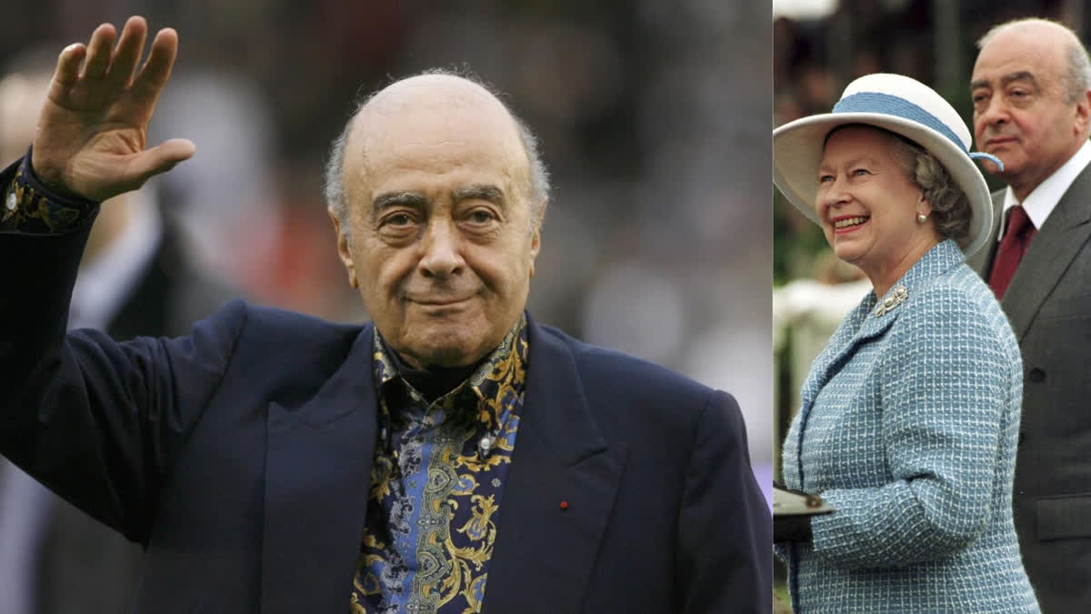 Mohamed Al Fayed, whose son Dodi was killed in crash with Princess ...