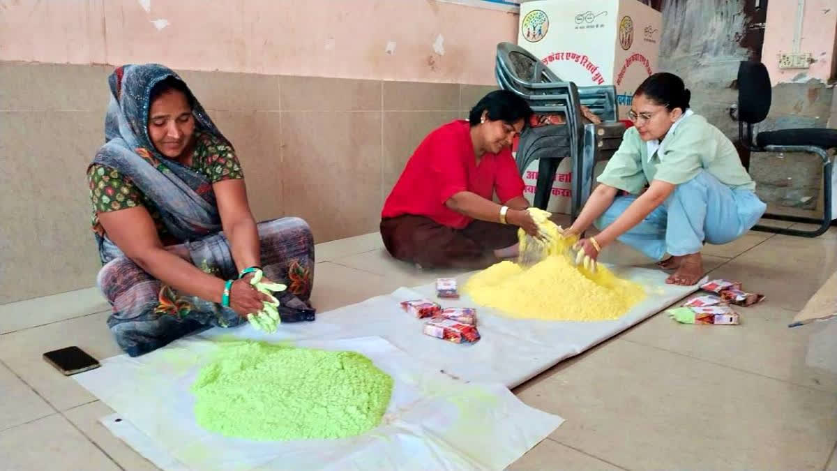 Bharatpur's SWARG Crafts Temple Flower-Based Gulal For Holi, Gains ...