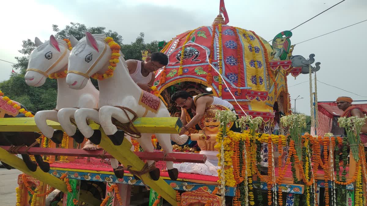 दिल्ली के रोहिणी में भी धूमधाम से निकली महाप्रभु की Bahuda Yatra