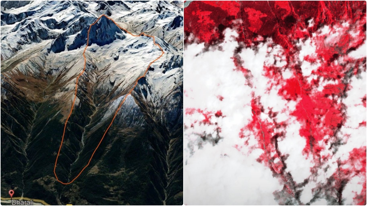 Uttarkashi Cloudburst: Using Satellite Images, Senior Geologist ...