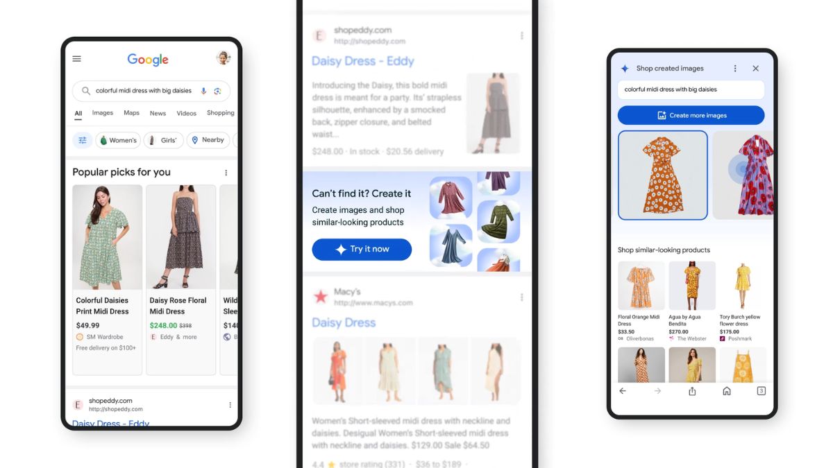 Google Now Lets You Find Garments You Can Imagine, Virtually Try Beauty ...
