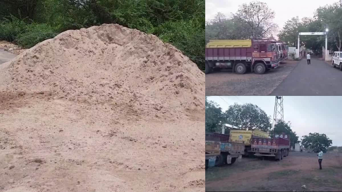 'అయినా ఆగడం లేదు' రెచ్చిపోతున్న ఇసుక మాఫియా- మర్రిపాడులో నాలుగు లారీలు ...