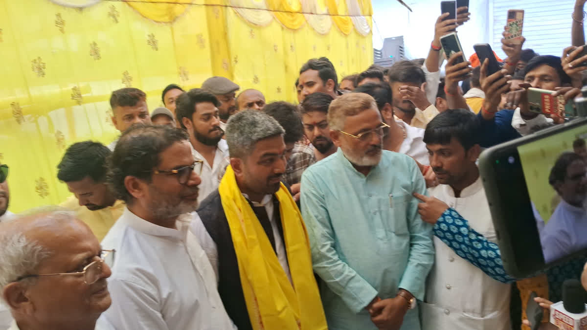 Bihar YouTuber Manish Kashyap Joins Prashant Kishore's Jan Suraj Party In Patna