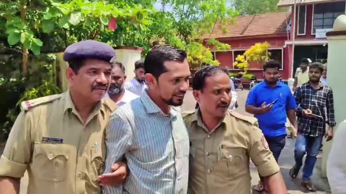 ಪ್ರವೀಣ್ ನೆಟ್ಟಾರು ಕೊಲೆ ಆರೋಪಿಗೆ ಬೆಳ್ತಂಗಡಿ ಕೋರ್ಟ್ ಆವರಣದಲ್ಲಿ ಮುತ್ತಿಟ್ಟ ಯುವಕ