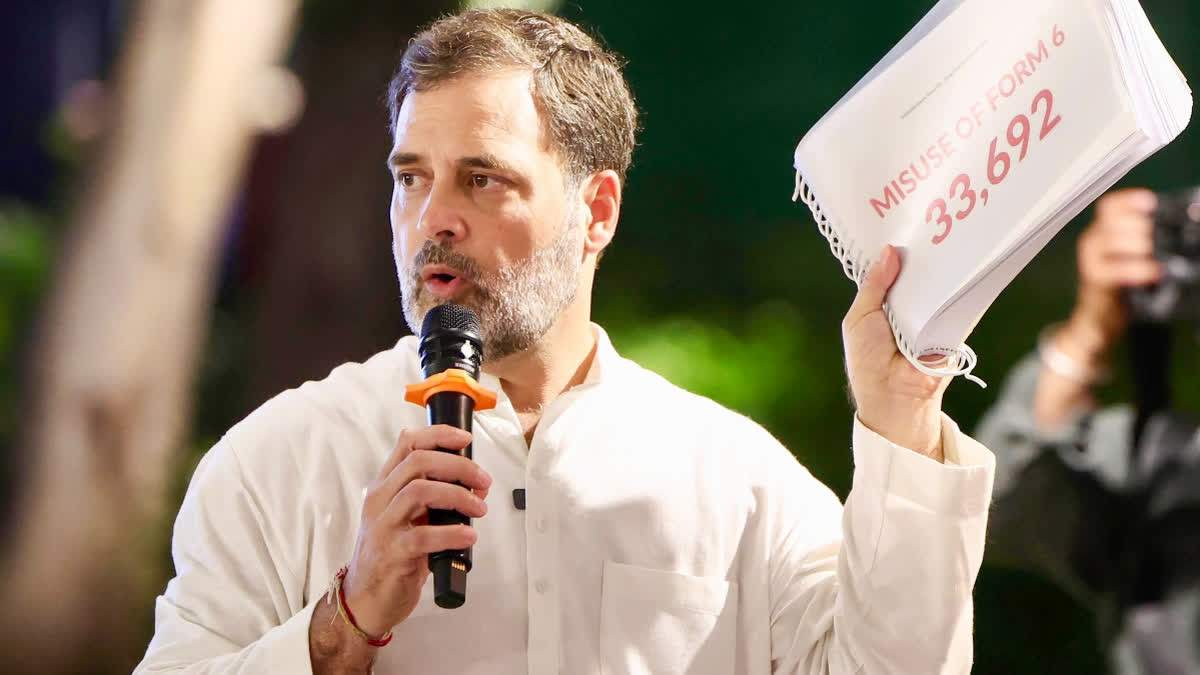 SIR 'Institutionalised Chori'; EC Colluding With BJP To Carry Out 'Vote Theft': Rahul