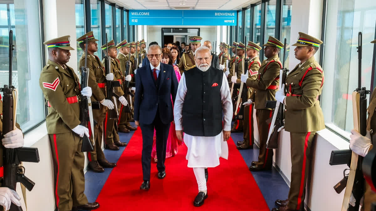 PM Modi Departs From Mauritius