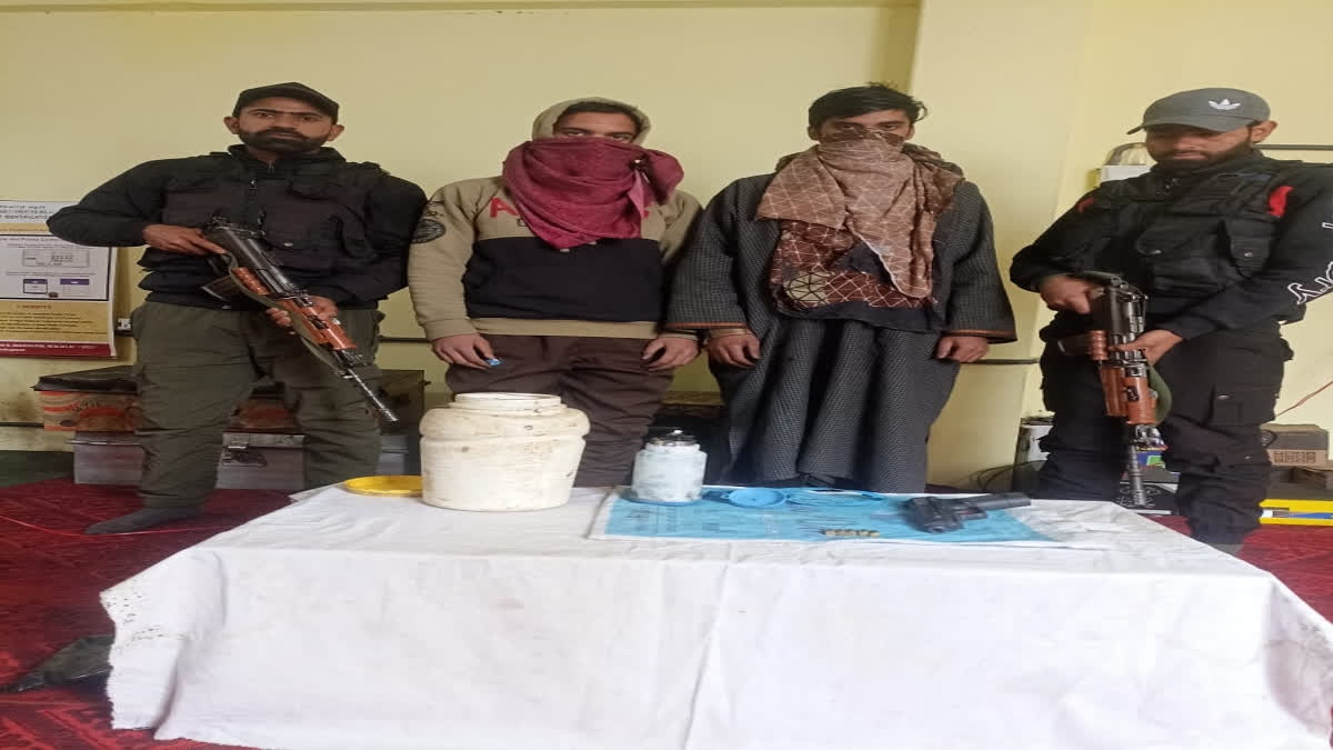 Police arrest two hybrid militants in Jammu & Kashmir's Shopian