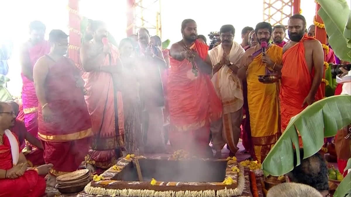 Sudarshana yagam: నూతన సచివాలయంలో సుదర్శన యాగం పూర్తి