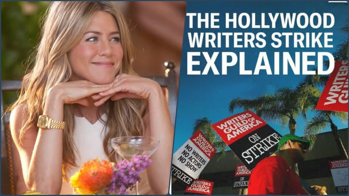 Friends fame actor Jennifer Aniston expresses support for Writers Guild ...