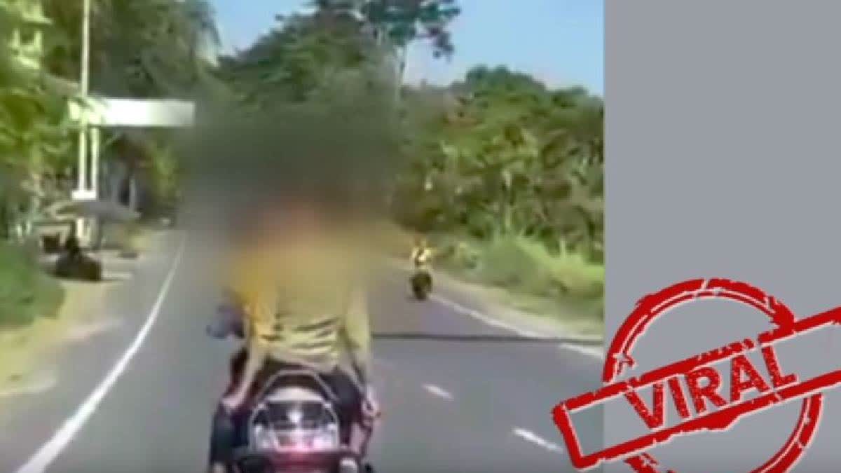 Watch: Two boys lip-locking on moving scooty in Uttar Pradesh's Rampur, video goes viral
