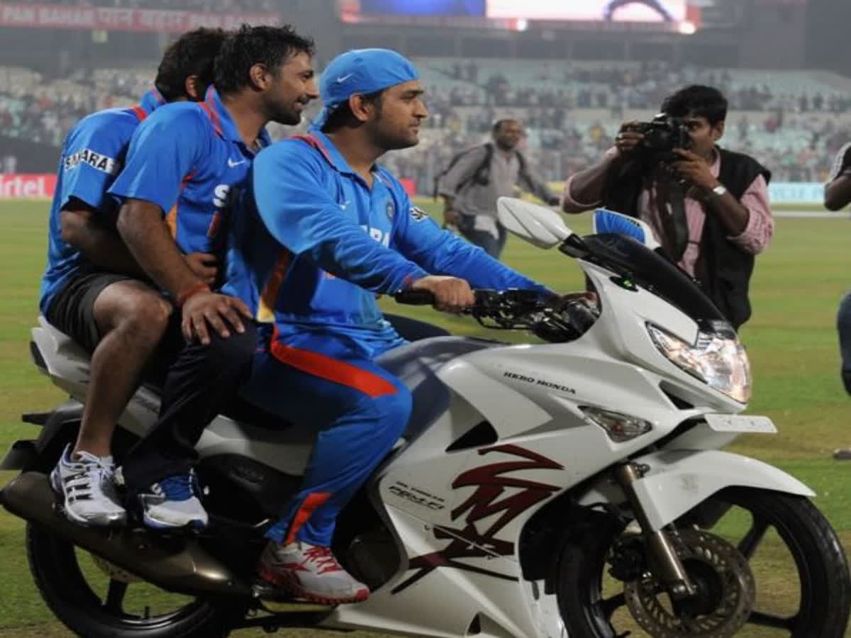 బైక్ పై ధోనీ రయ్ రయ్ .. ప్రాక్టీసు మొదలు పెట్టిన 'మిస్టర్ కూల్', ipl ...
