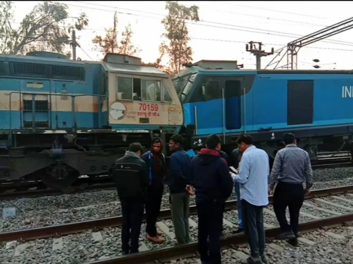 Eight coaches derail after two goods train collide head-on near ...