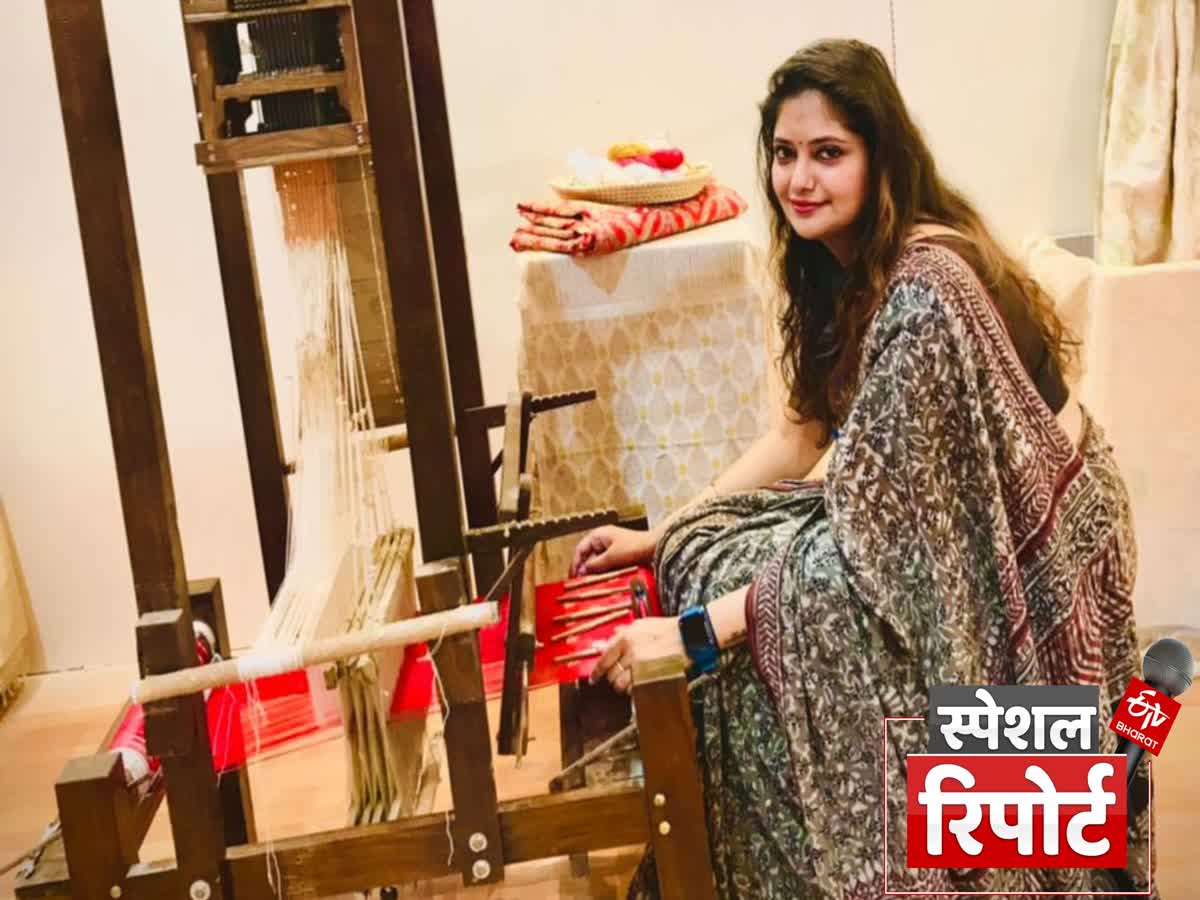 पीएचडी की छात्रा ने बदली बनारसी साड़ी की तकनीक, रेशम के कीड़े की जगह इस ...