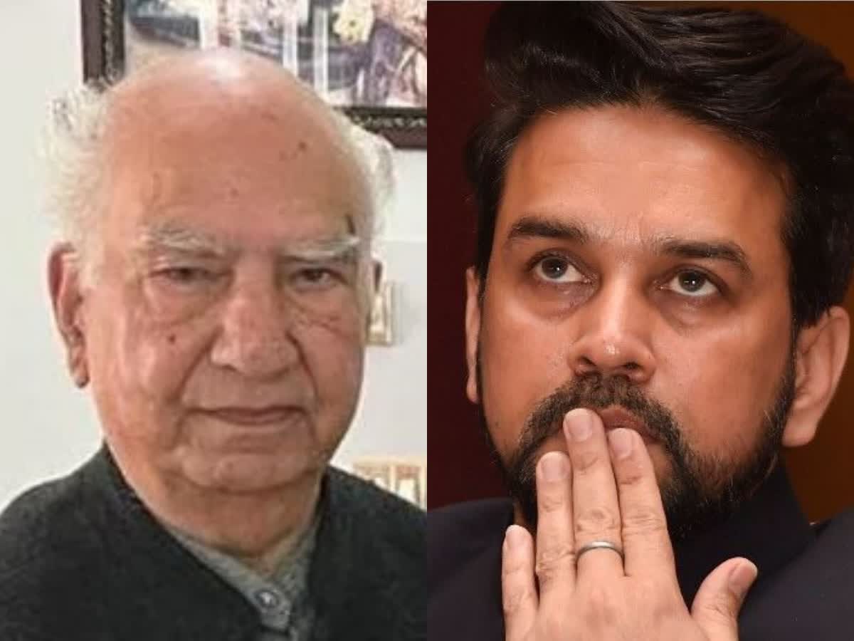 खिलाड़ियों के नीलामी शब्द पर शांता कुमार को आपत्ति: अनुराग ठाकुर से की ...