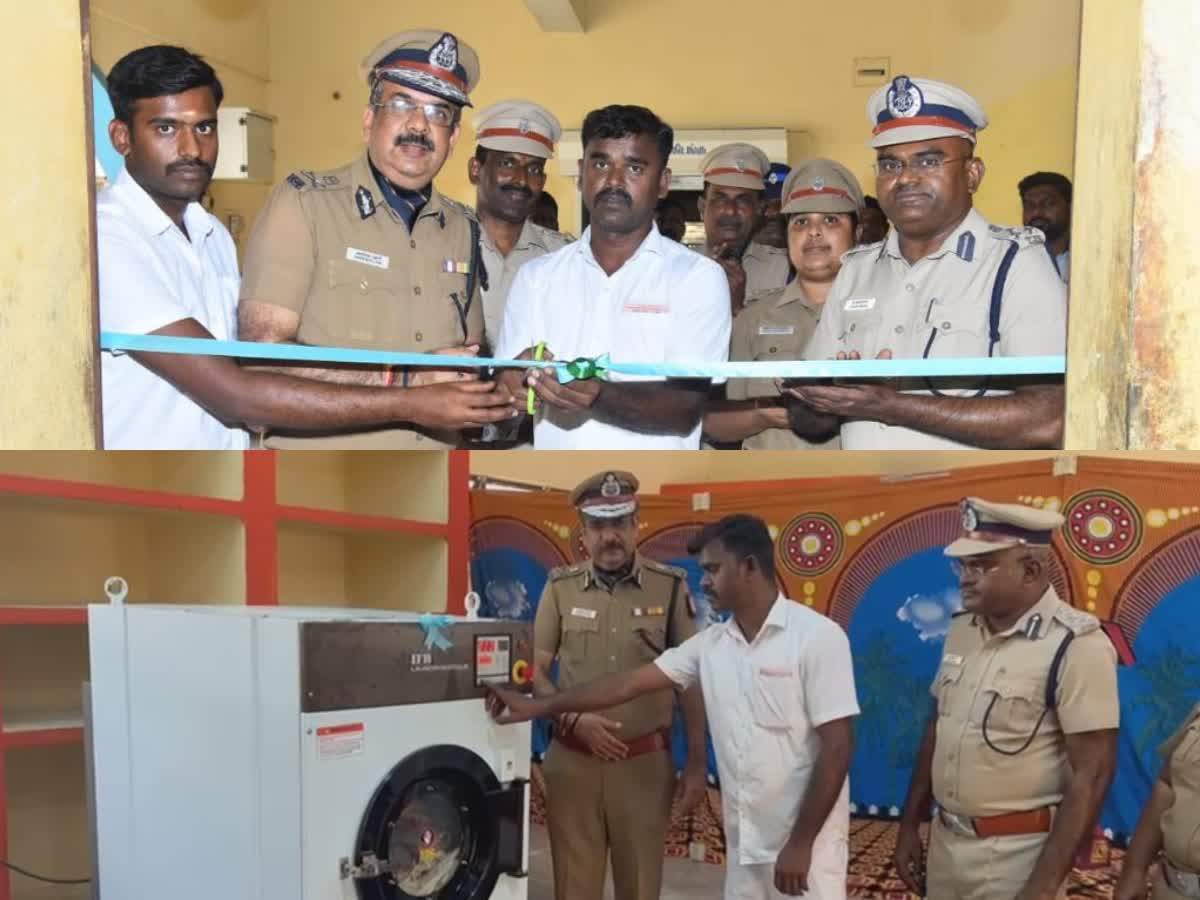 கைதிகள் துணிகளை துவைக்க ரூ.60 லட்சத்தில் வாஷிங் மெஷின் - சிறைத்துறை ...