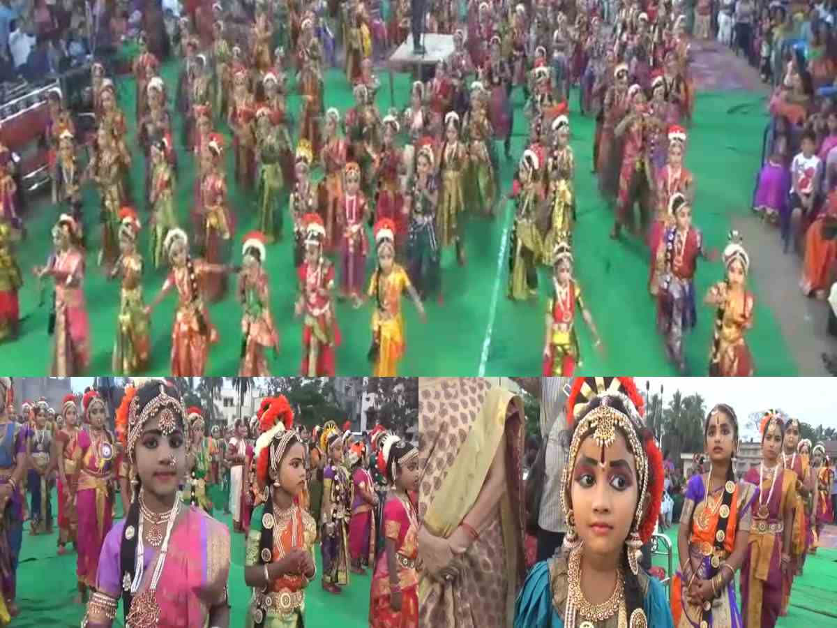 చిన్నారులు నృత్య ప్రతిభ భళా.. వరల్డ్ వైడ్ బుక్ ఆఫ్ రికార్డు, children ...