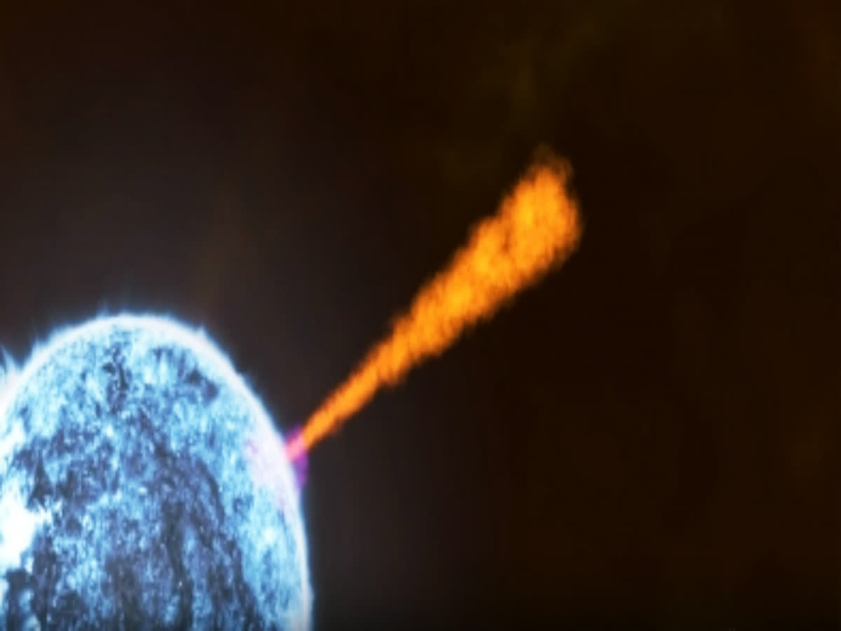 Gamma Ray Burst Hitting Earth
