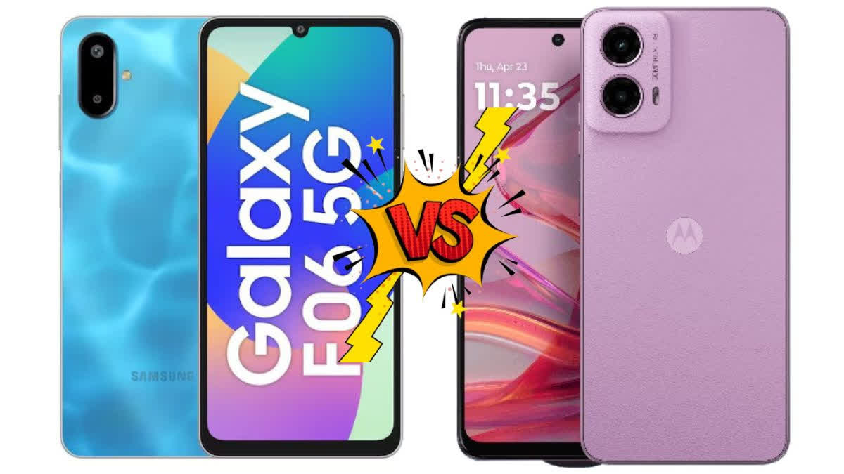 Samsung Galaxy F06 5G vs Moto G45 5G: Comparing Prices And ...