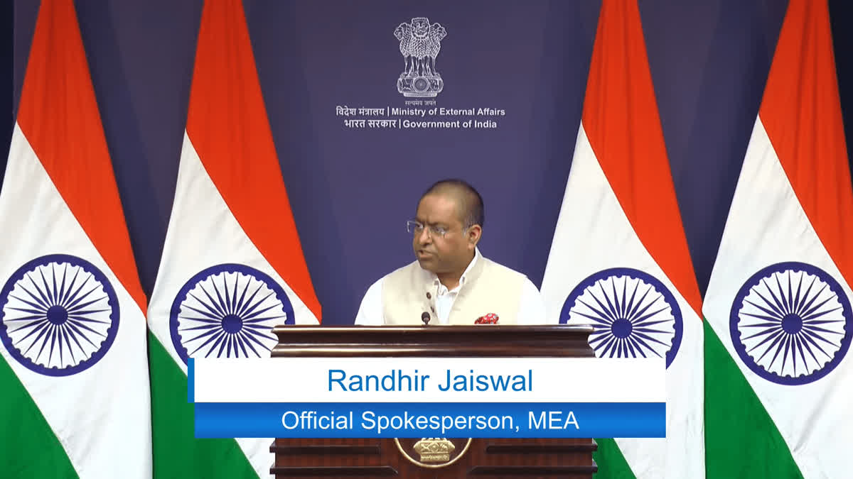 Ban On Awami League Concerning Development: MEA Spokesperson Randhir ...