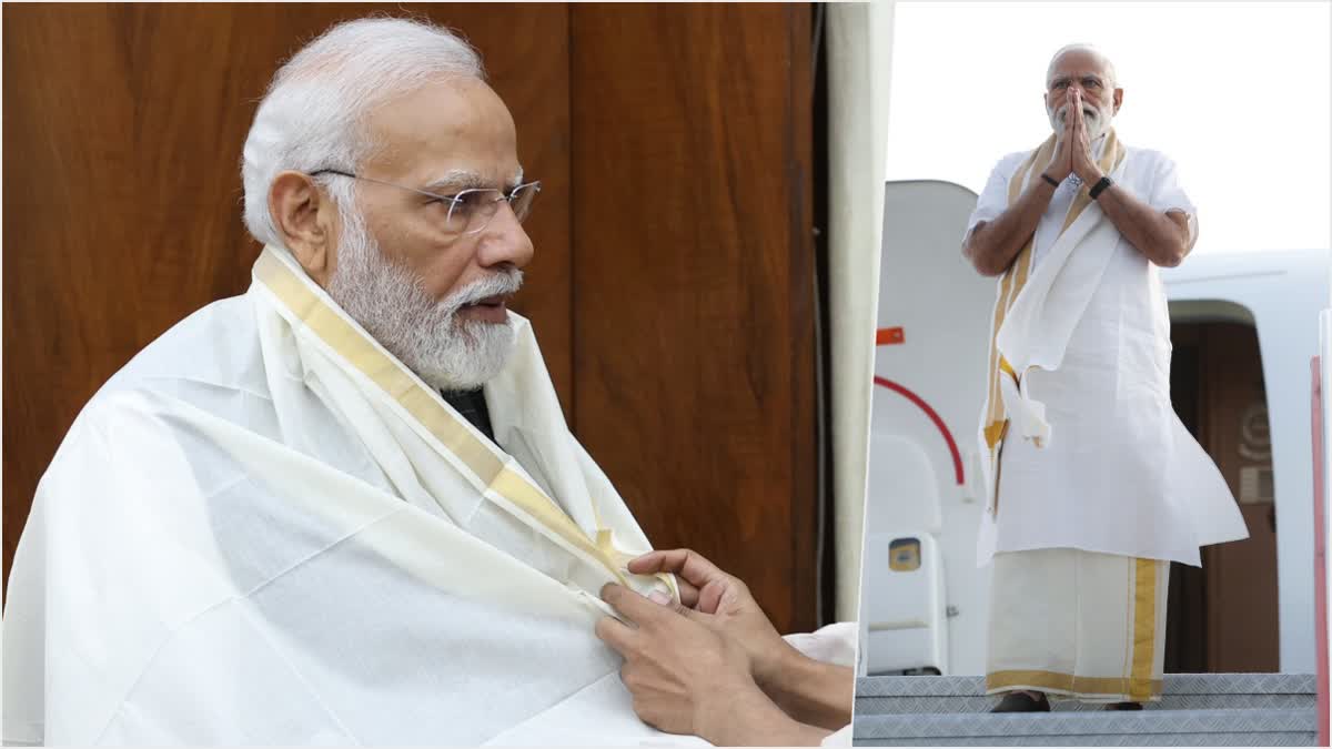 Kerala Weavers Design Traditional Onakkodi For PM Modi, Union Ministers ...