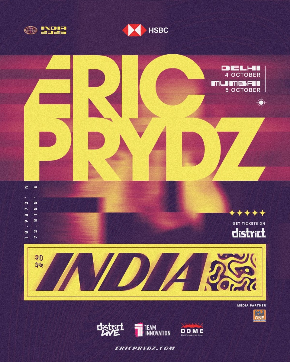 Swedish Progressive House Legend Eric Prydz Is Coming Back To India ...