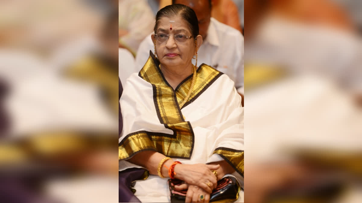 Renowned Playback Singer P Susheela Admitted to Chennai Hospital ...