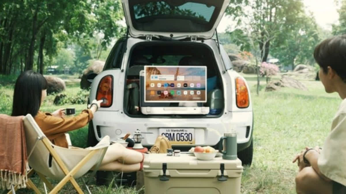 LG unveils portable TV that you can carry in your car