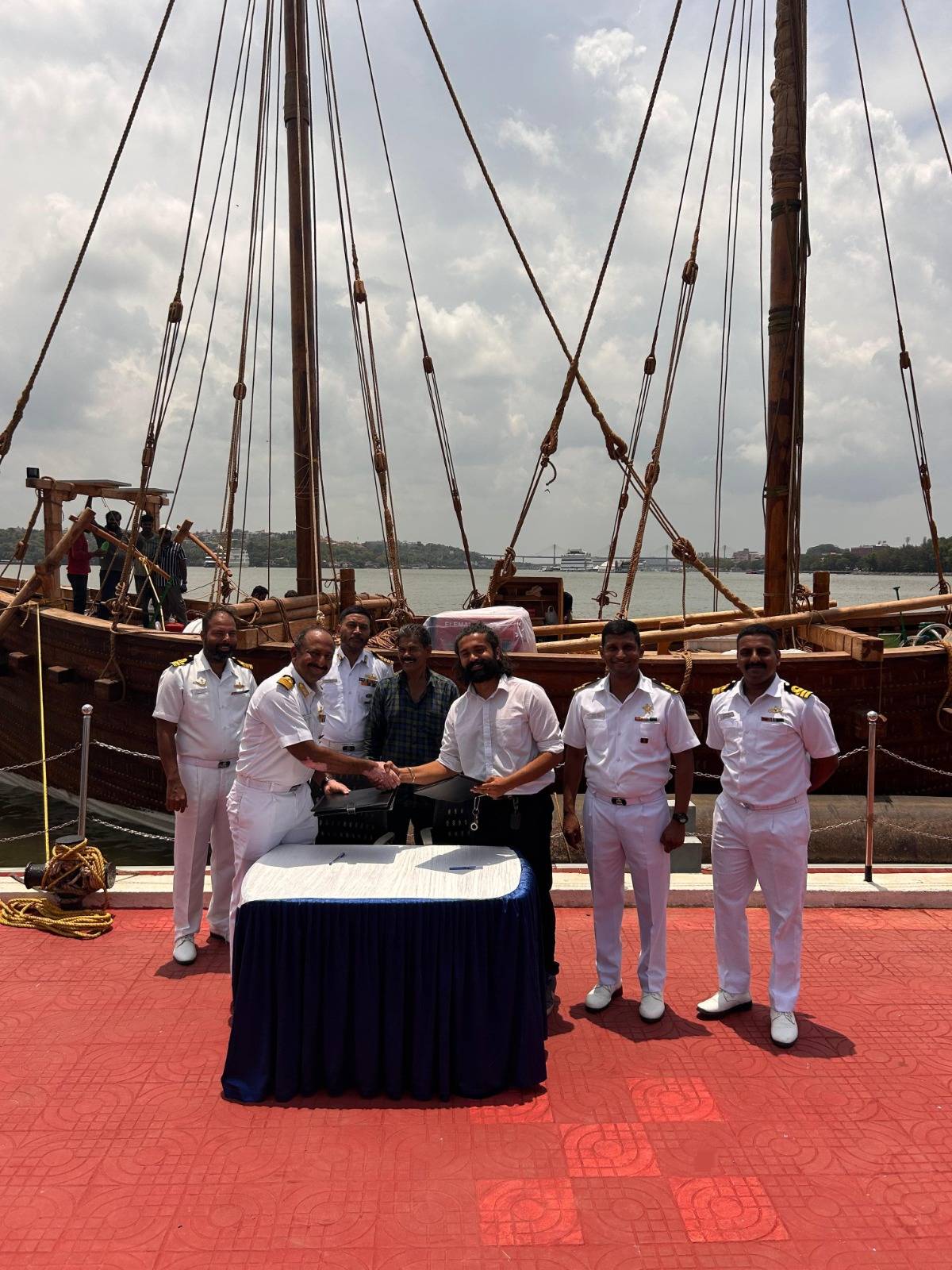Indian Navy To Induct Ancient Stitched Ship At Karwar Naval Base ...