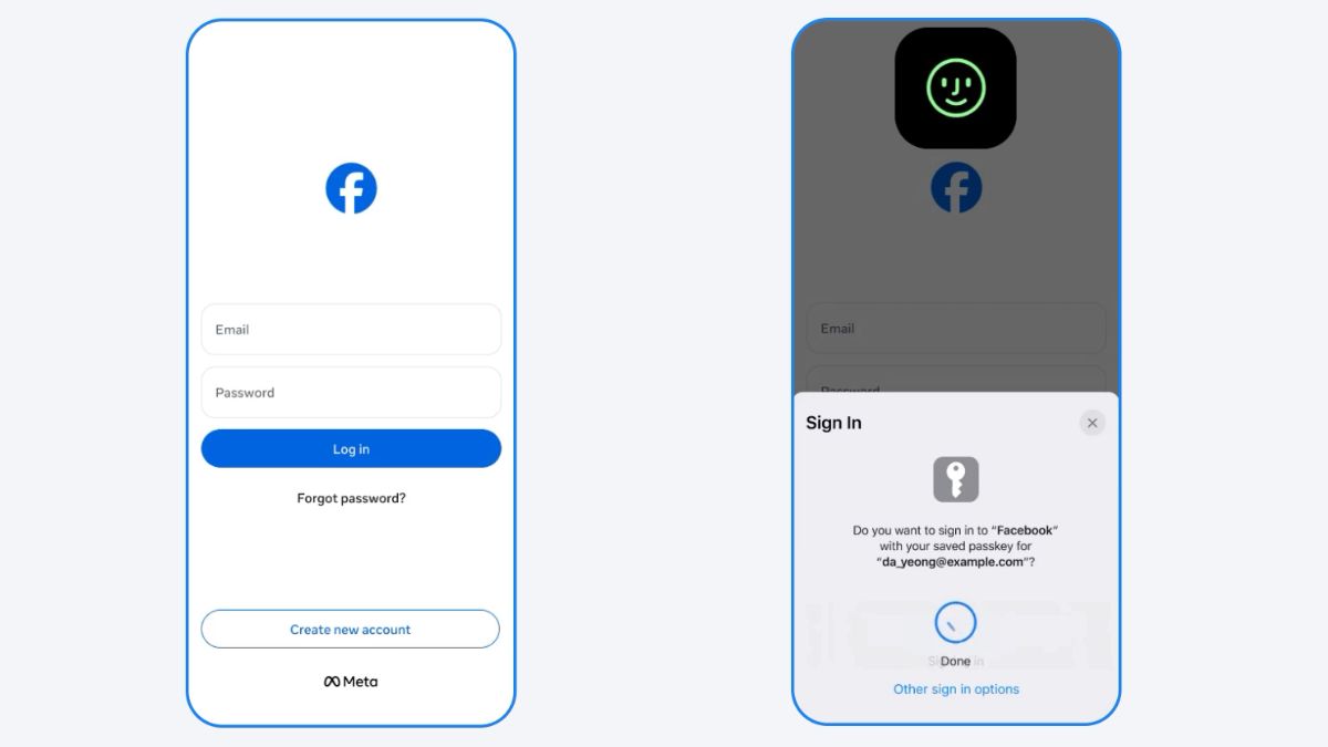 Meta Brings Passkeys To Facebook, Allowing Users To Sign In Without A ...