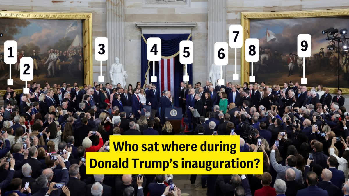 Billionaires, Tech Titans, Presidents: A Guide To Who Stood Where At Trump's Inauguration