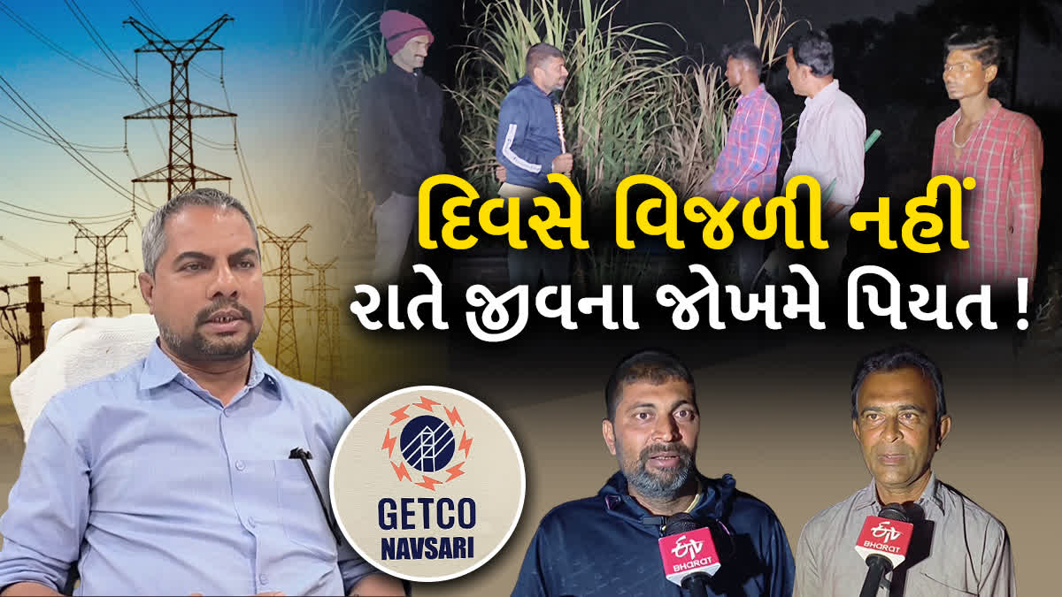 'દિવસે વીજળી નહીં, રાતે જીવનું જોખમ' ! નવસારીના પૂર્વ પટ્ટીના ખેડૂતોની ...