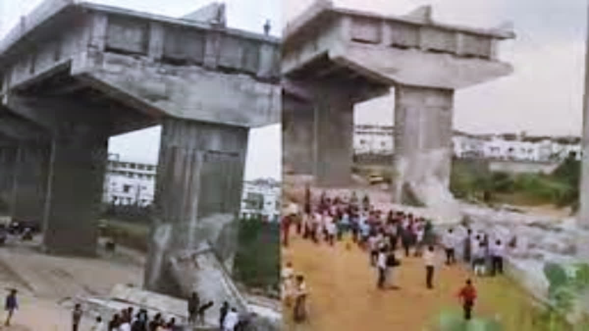 One person dead as portion of under-construction bridge collapses in ...