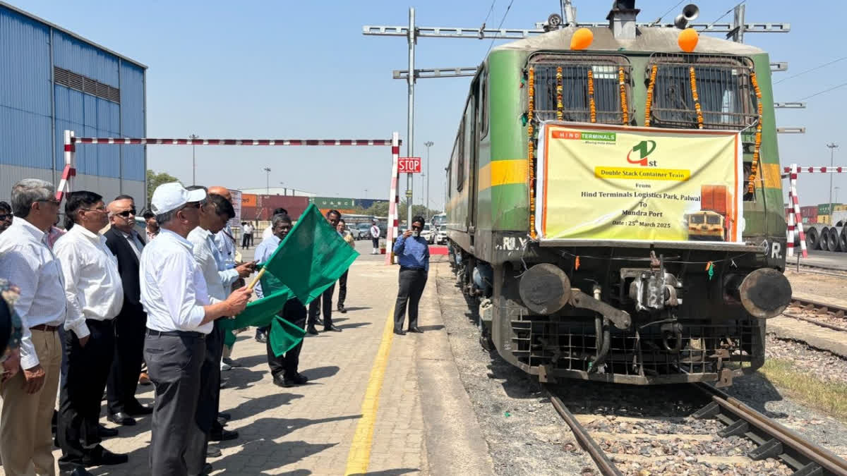 Double Stack Container Train To Reduce Transportation Cost