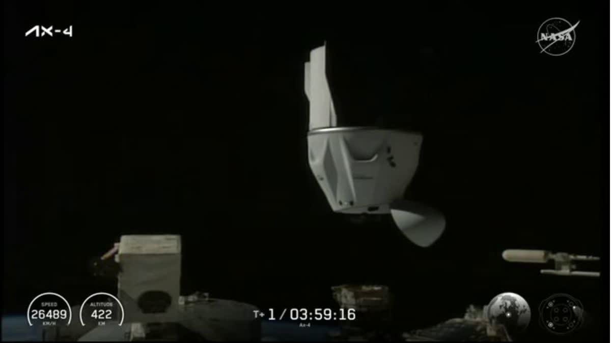 Shubhanshu Shukla Reaches International Space Station, Dragon Capsule Successfully Docks