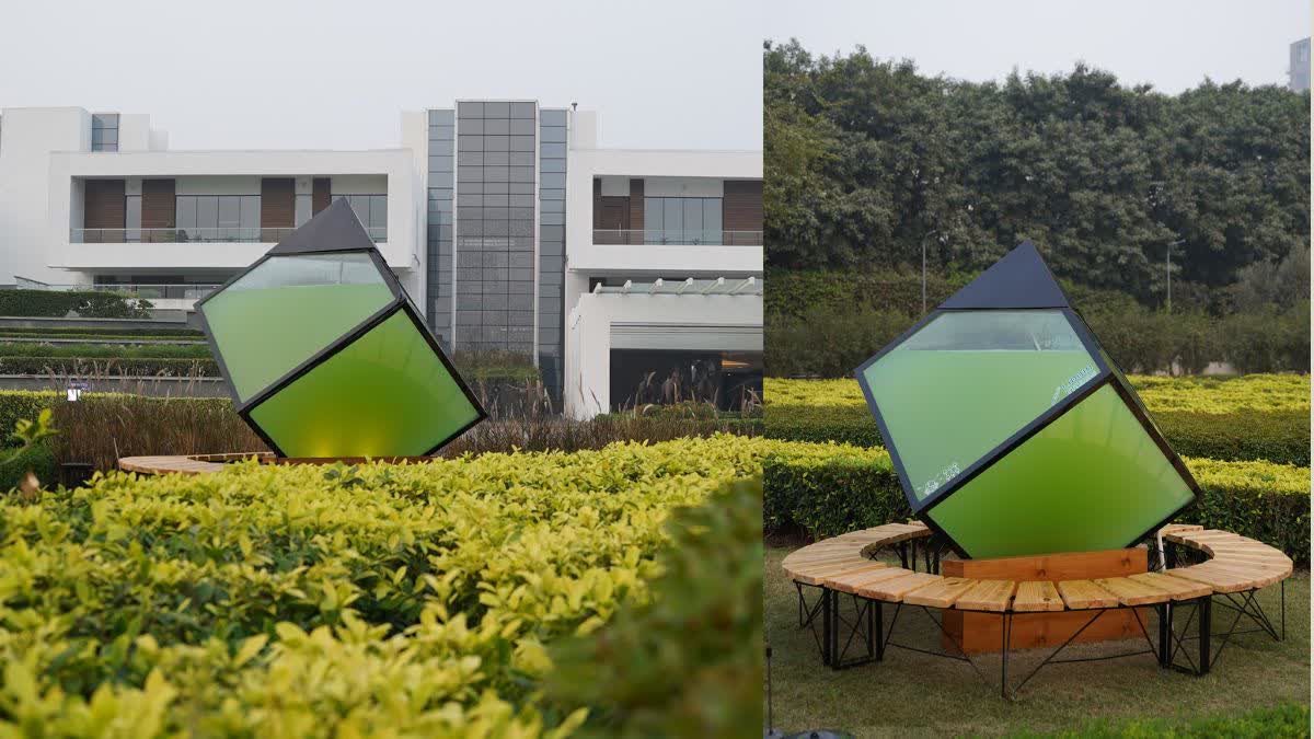 India's First Outdoor Liquid Tree Looks Like An Art Piece And Works ...