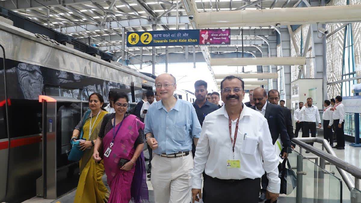 ADB President Rides Namo Bharat Train From Sahibabad to Duhai During ...