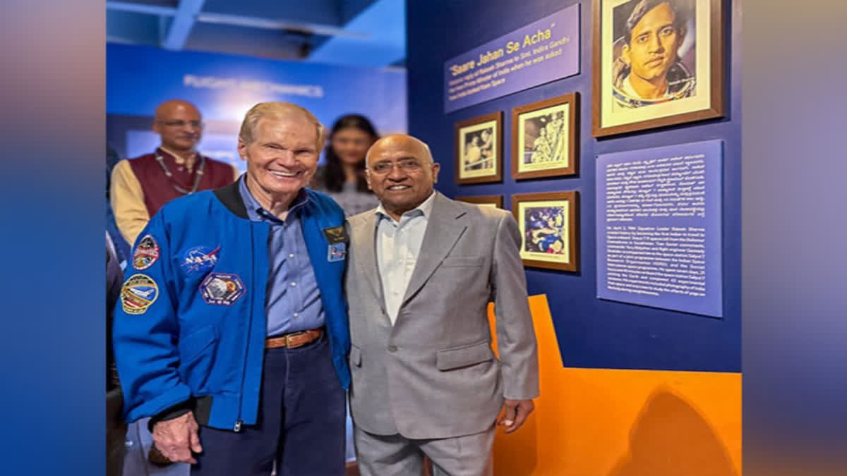 NASA administrator Bill Nelson meets Rakesh Sharma, says "The universe ...