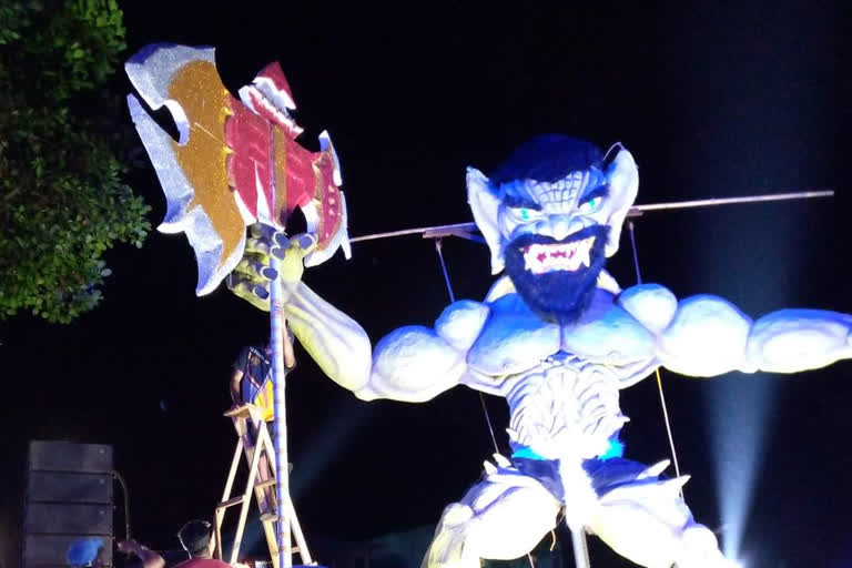 Diwali in Goa: Effigy of 'Narakasura' burnt in Panaji as part of ...