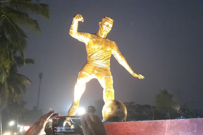 Watch: Cristiano Ronaldo's statue installed in Goa
