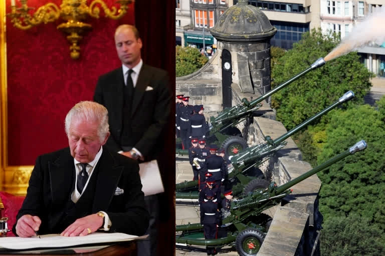 Gun salutes fired across Britain as Charles III is formally proclaimed ...