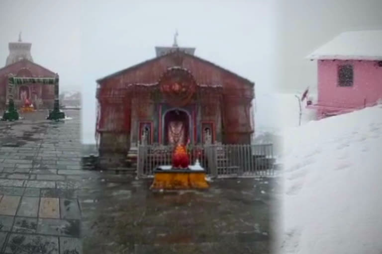 Himalayan temples hit by winter snowfall, crashing temperatures