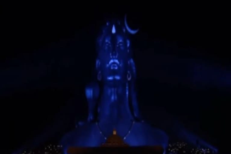 112 ft tall Adiyogi Shiva statue unveiled at Isha Foundation in ...