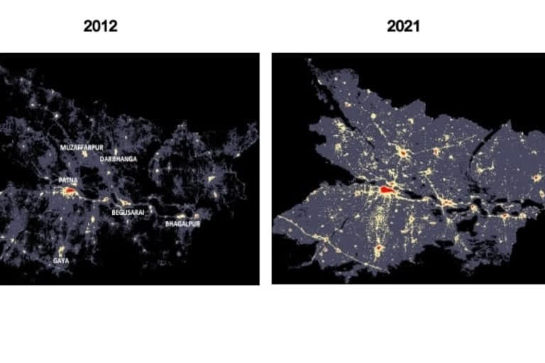 ISRO Night Time Light Atlas: जगमग हुआ बिहार, 10 साल में विद्युतीकरण के ...