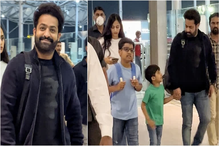 Jr NTR jets off for summer holiday with family, watch video