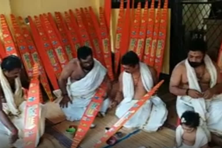 'Onavillu', the ceremonial bow of Sri Padmanabhaswamy Temple