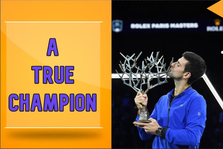 WATCH: Djokovic beats Shapovalov to win Paris Masters for fifth time