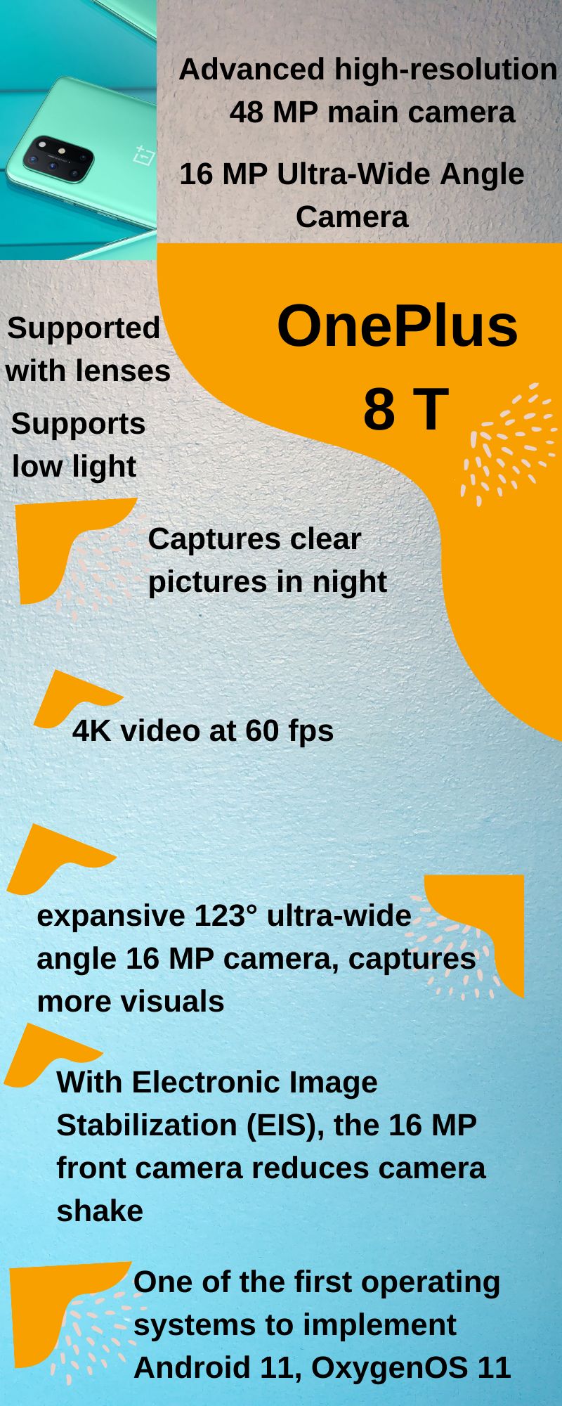 Features and Specifications of OnePlus 8T